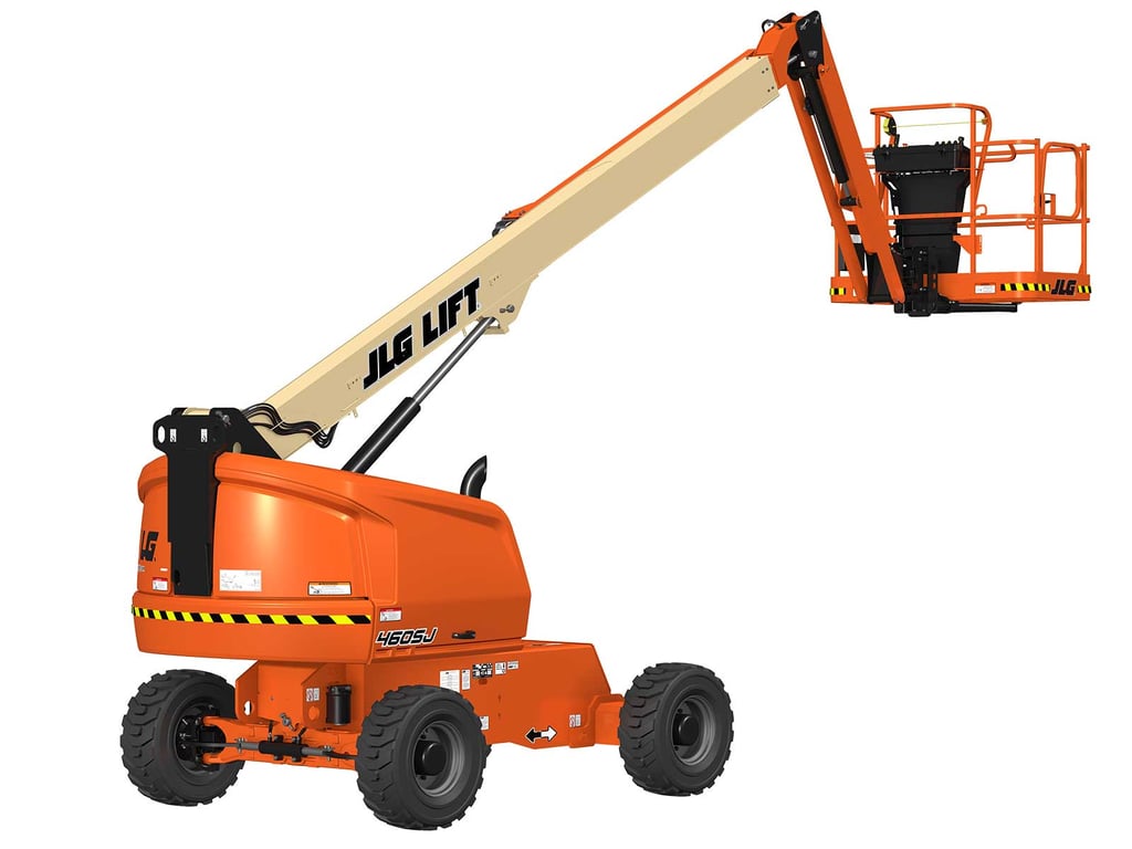 STR BOOM LIFT-40-44'-4WD (JLG 460SJ) Boom w/ jib 46' tall for Rent