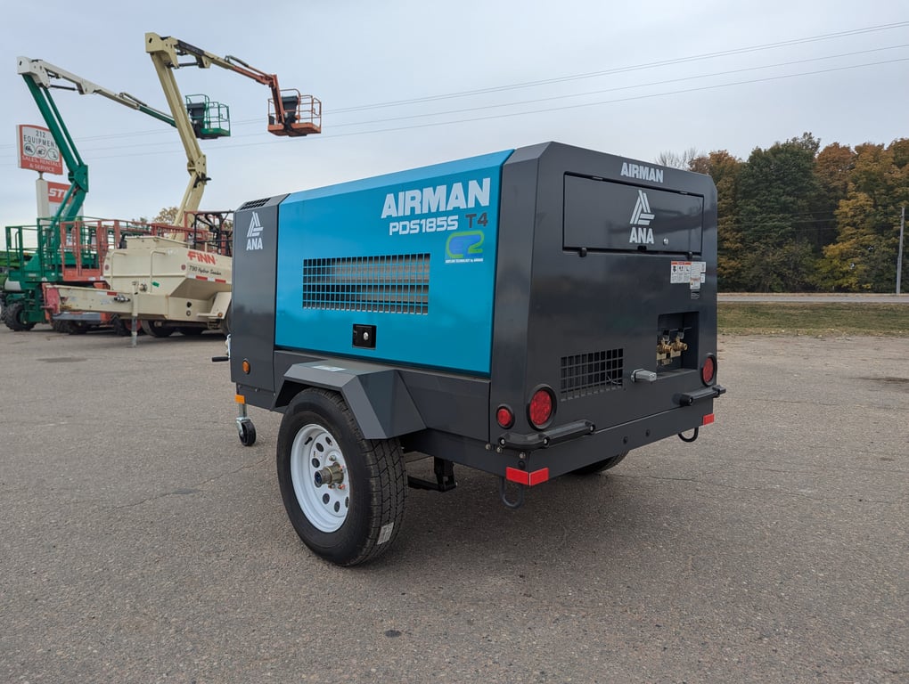 185 CFM Air Compressor - NEW Airman PDS185S-6E1 Yanmar Power (2024 ...