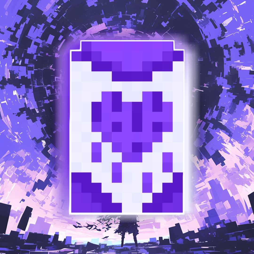 S Minecraft Purple Heart Twitch Cape Code – Works On Java & Bedrock ...