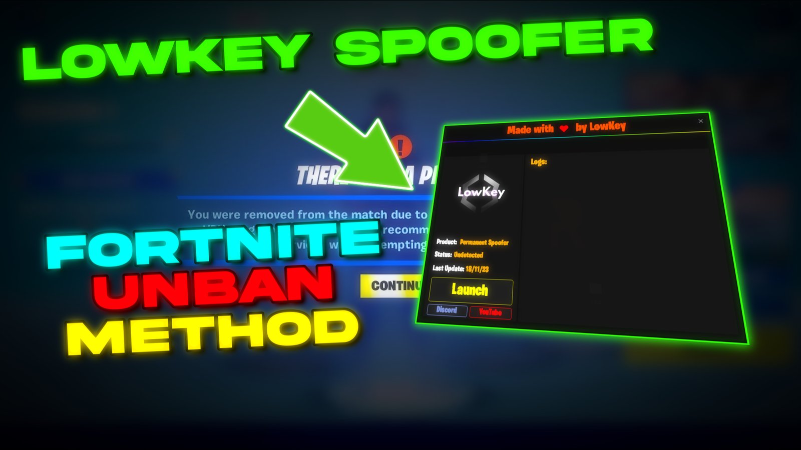 LowKey Permanent Spoofer