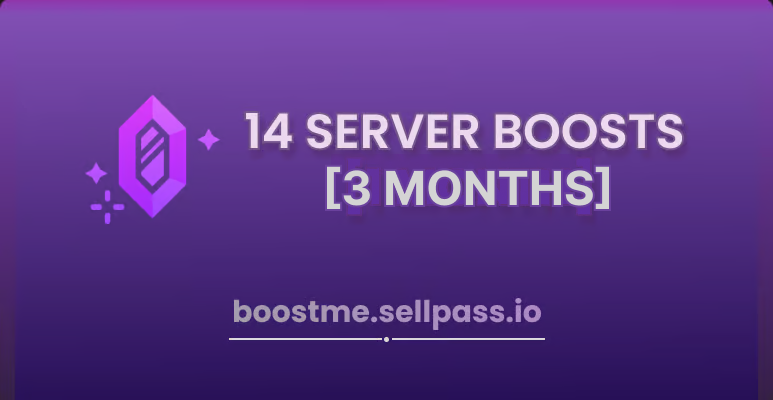 BOOSTME | #1 SERVER BOOST SERVICE