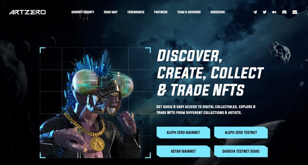 ArtZero.io - NFT Marketplace for Aleph Zero Blockchain