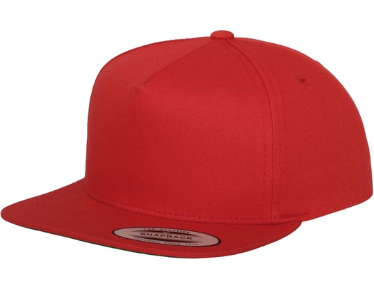 Flexfit Merch 5 Panel Classic Snapback Hat Red - 19.95 € | Available at ...