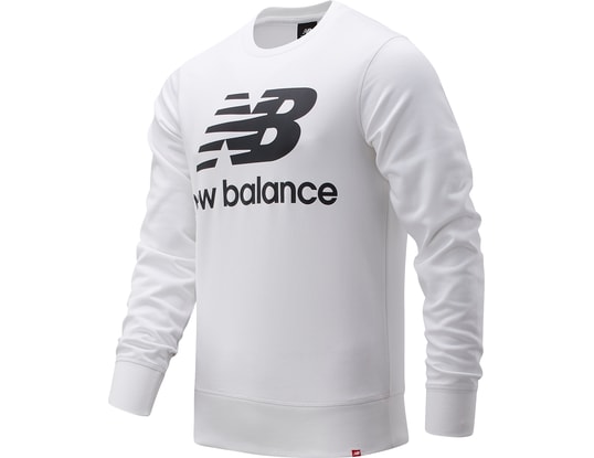 New Balance Essentials Logo Sweatshirt White - 42.95 £ | Available at KICKZ