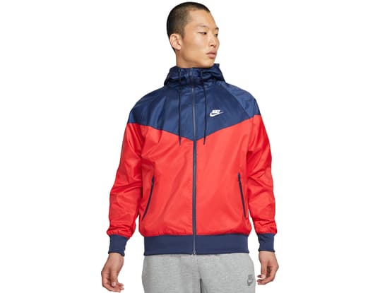 Nike Woven Windrunner hooded jacket red F657 - 67.95 £ | Available at KICKZ