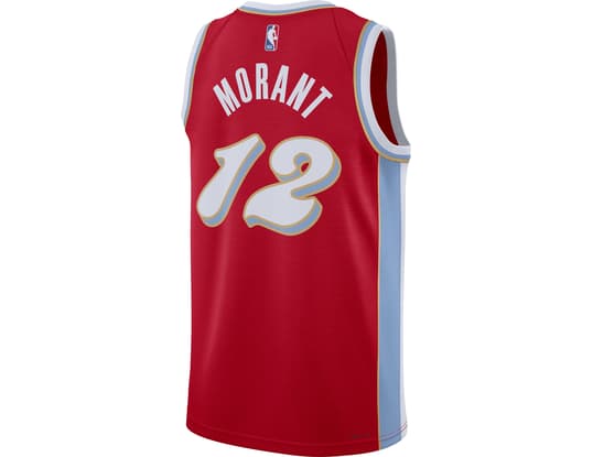 Nike NBA Memphis Grizzlies City Edition Swingman Jersey Ja Morant Red ...