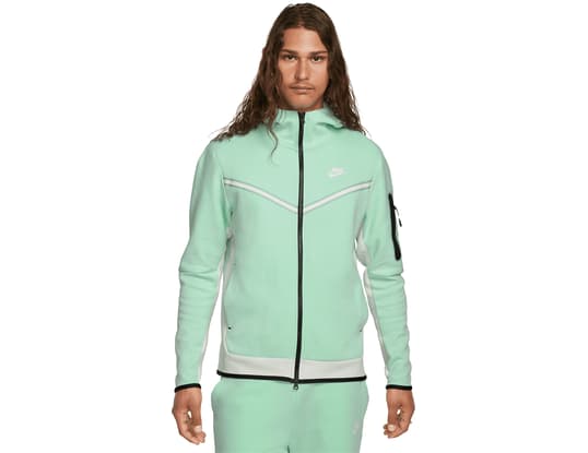 Nike Tech Fleece Hooded Jacket Turquoise C379 - 119.95 € | Available at ...