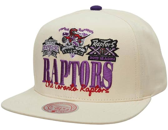 Mitchell and Ness Toronto Raptors NBA TR Retro Snapback Cap White - 14. ...