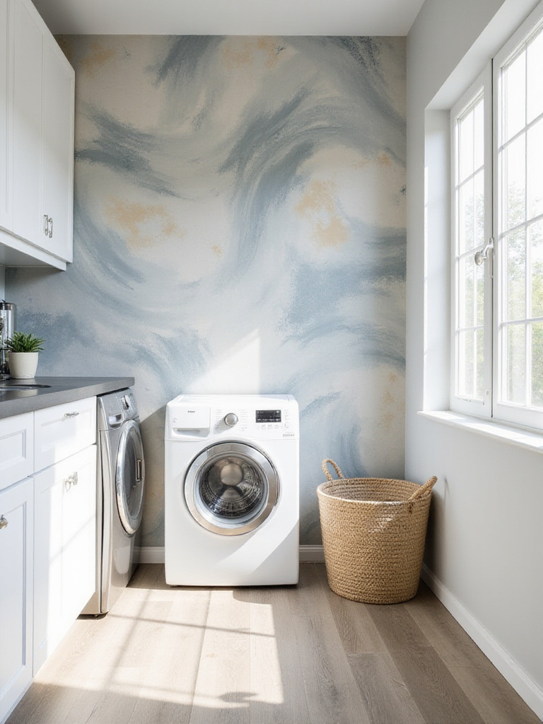 20 Fresh Laundry Room Wallpaper Ideas to Make Chores Chic - Decor Angle