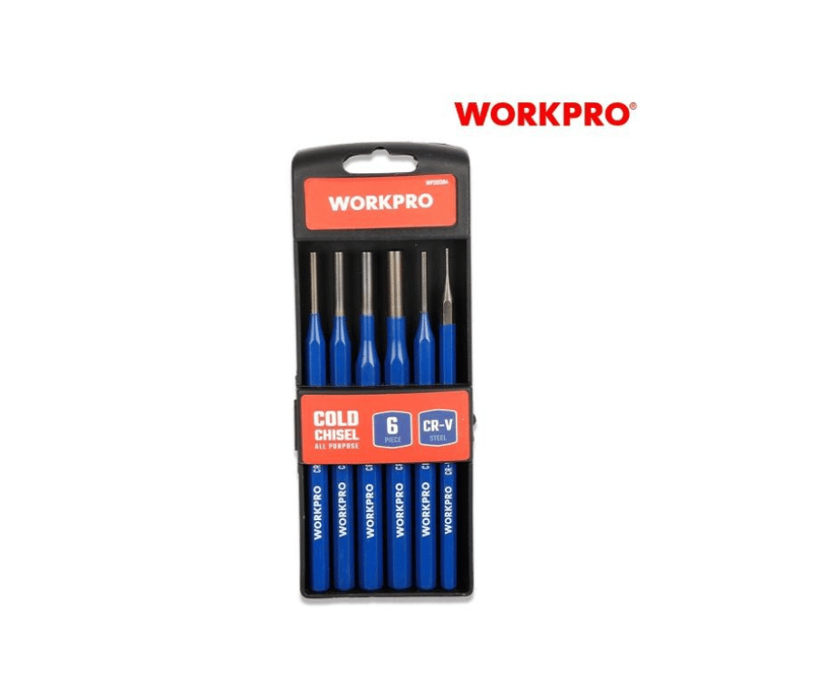 WORKPRO - COLD CHISEL ALL PURPOSE 6PCS - WP201304 WORKPRO - COLD CHISEL ALL PURPOSE 6PCS - WP201304