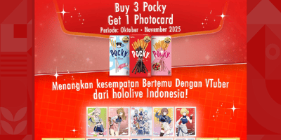 Kolaborasi Pocky dengan hololive Indonesia, hadirkan photocard spesial yang bisa didapatkan ...