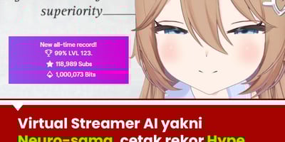 Virtual Streamer AI yakni Neuro-sama, cetak rekor Hype Train miliknya ...