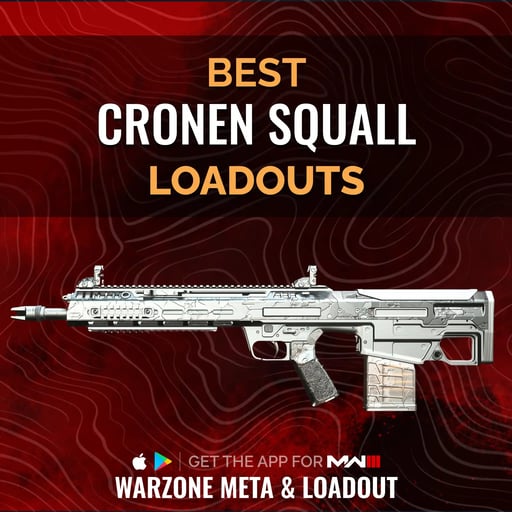 Best CRONEN SQUALL Loadout: Warzone Season 2, Warzone Mobile, MW3 & MW2
