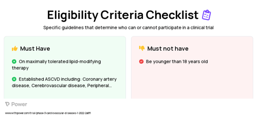 Obicetrapib for Cardiovascular Disease Clinical Trial 2025 | Power
