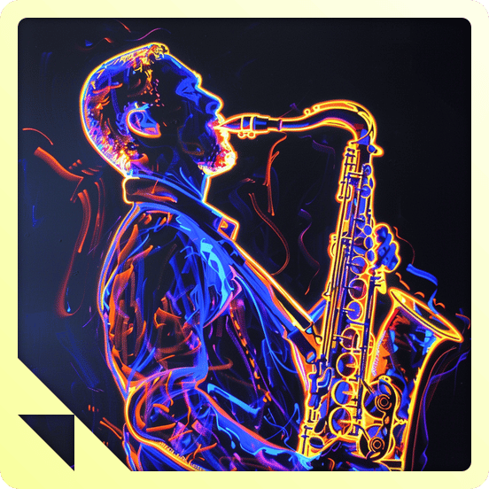 Staff - Neon Sax Dreams | Udio