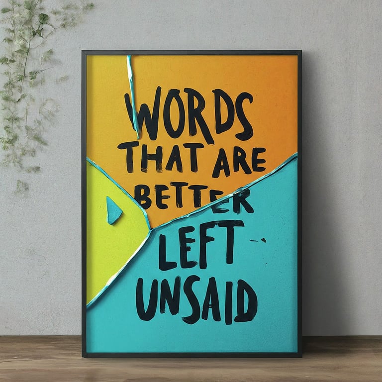 AndyBulen - Words That Are Better Left Unsaid | Udio