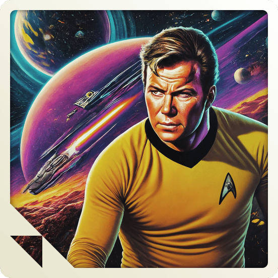 Rip T Neon - James T. Kirk: Last to Fall, First to Rise from the rock ...