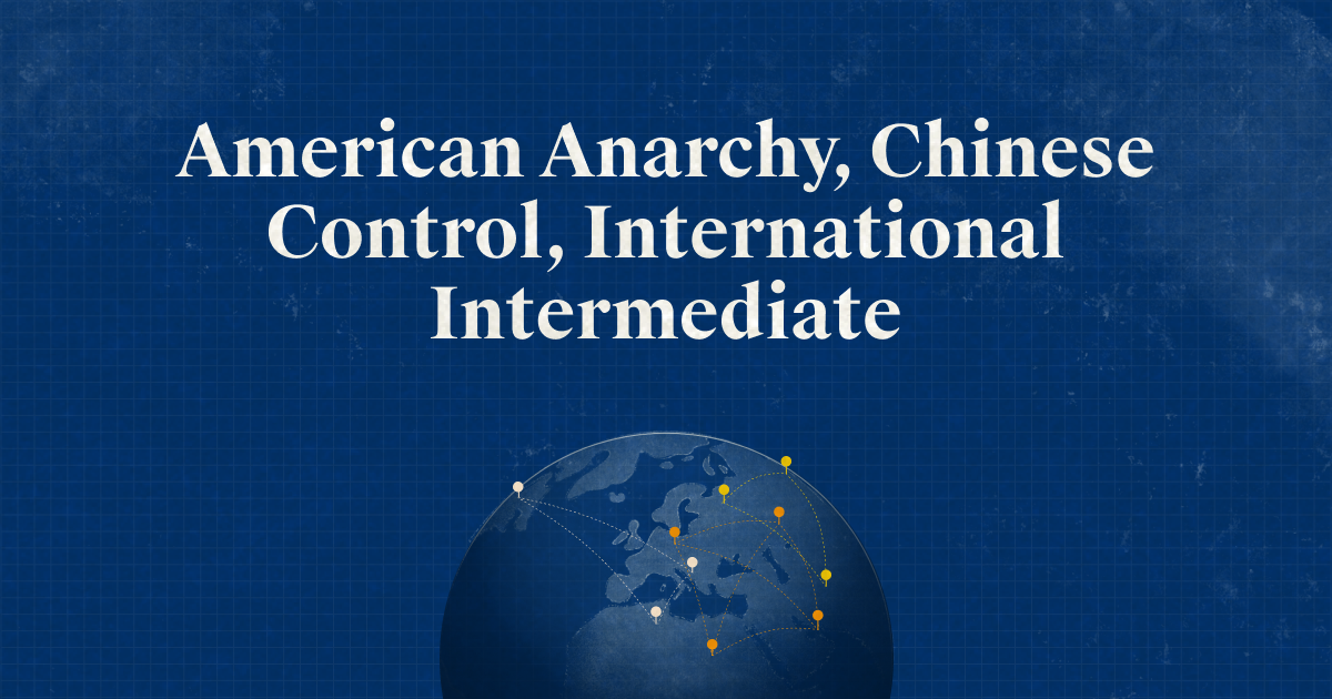 American Anarchy, Chinese Control, International Intermediate | The ...