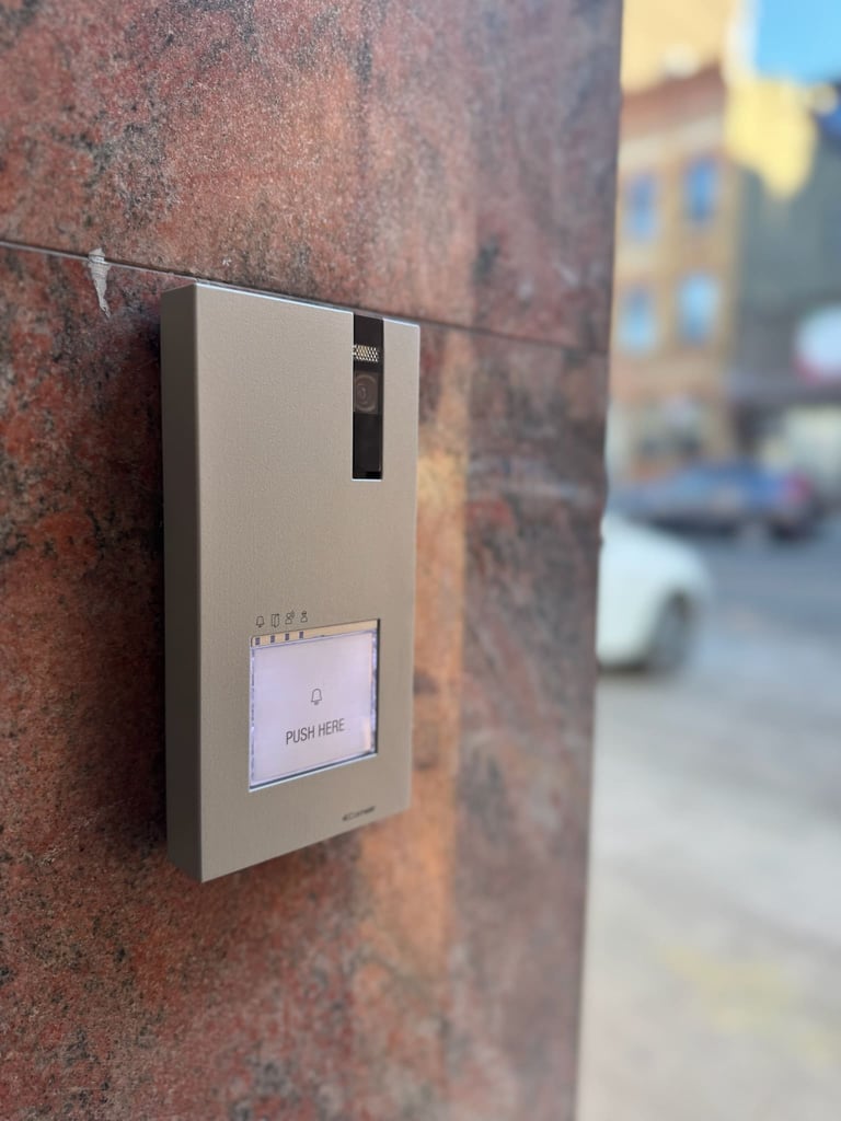 Commercial Intercom System & Door Buzzer Installation in NYC - YDA Security Systems NYC