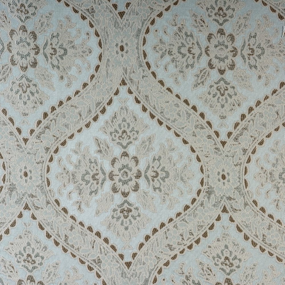 Versailles French Blue Fabric by Fryetts - Britannia Rose