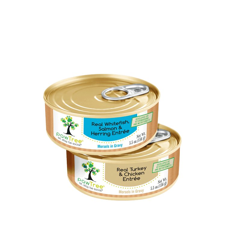 Variety Sample 2-Pack Canned Cat Food Morsels - pawTree