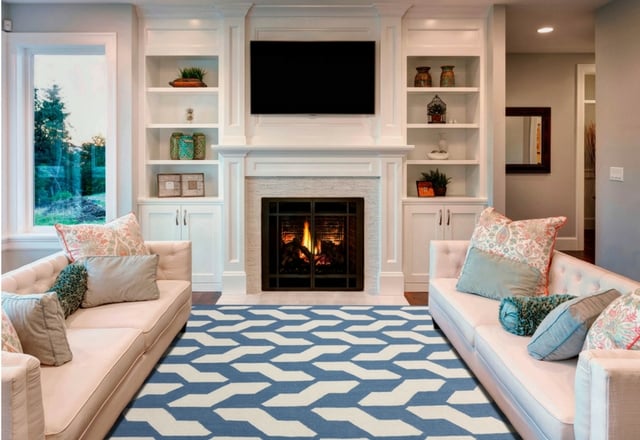 How to Design Around the Ugly Carpeting in your Home | PlushRugs