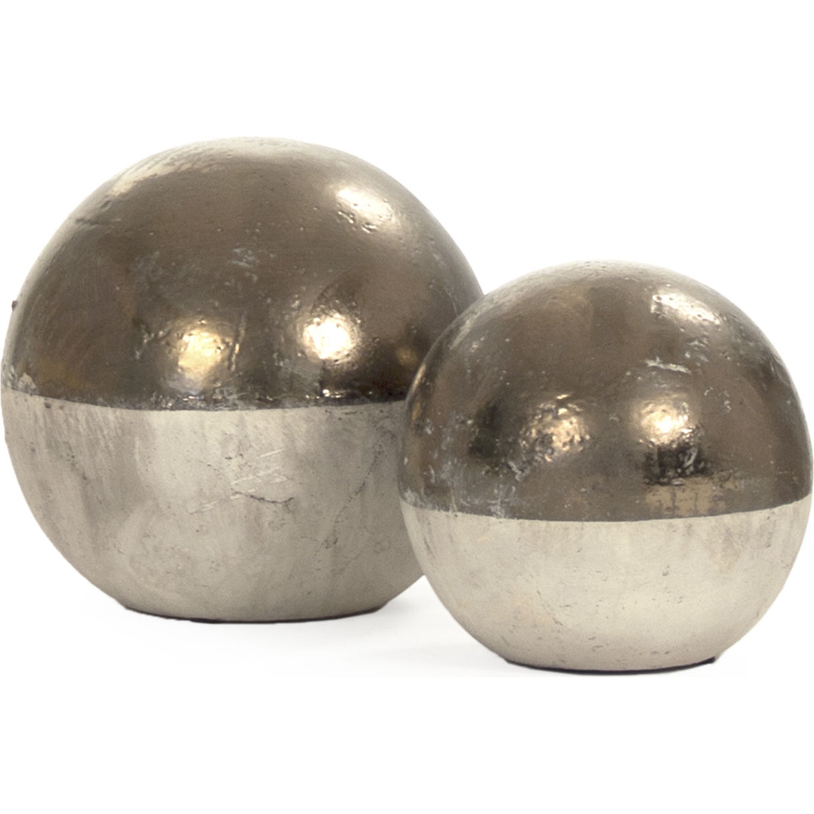 Zentique Gilded Sphere Pottery | Layla Grayce