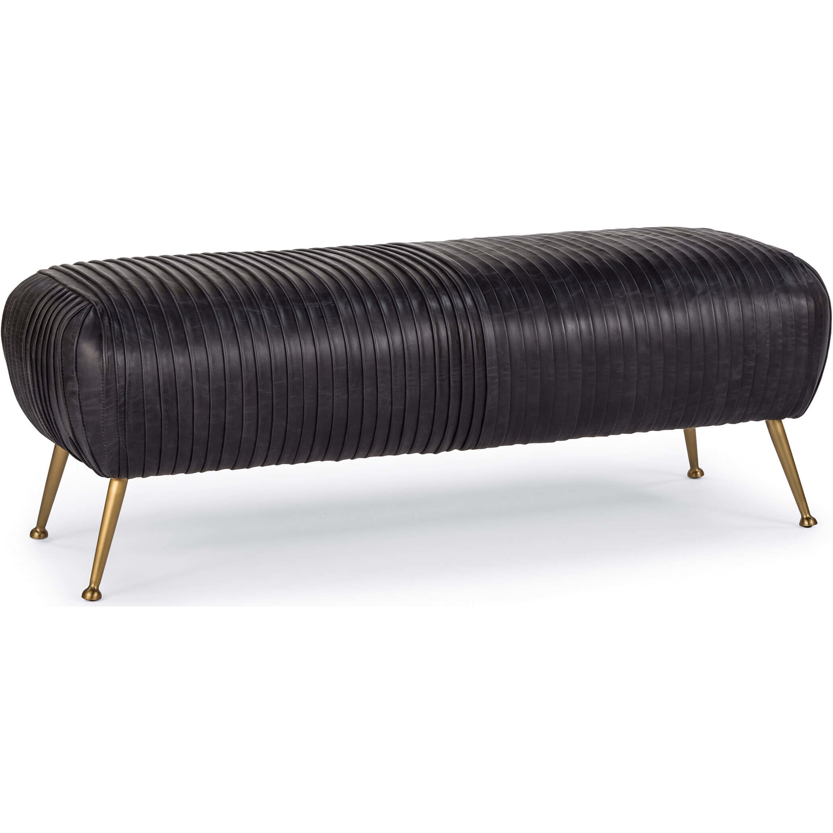 Regina Andrew Beretta Leather Bench | Layla Grayce