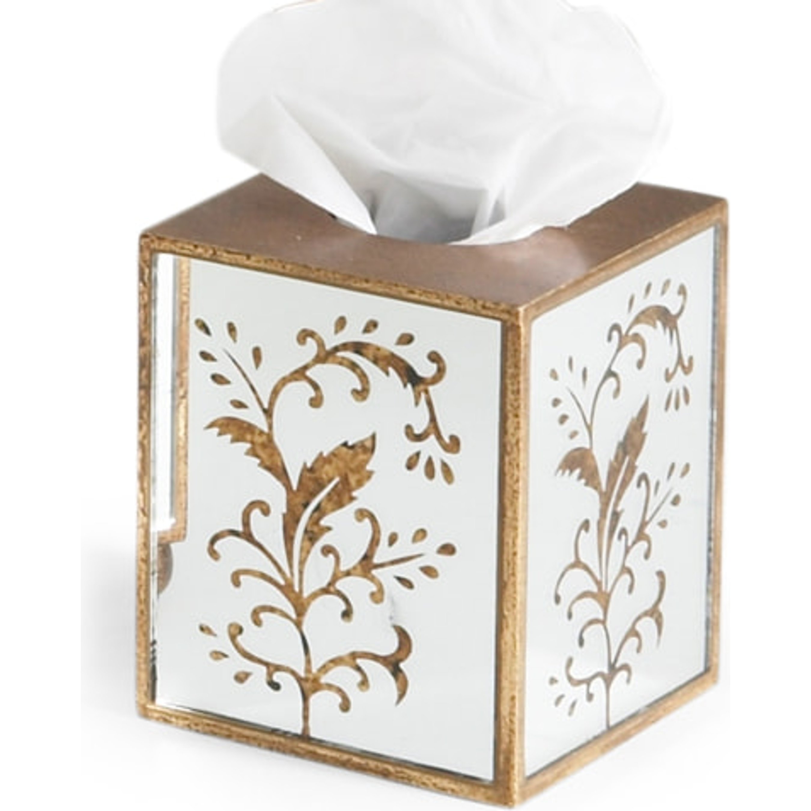 Chelsea House Square Mirrored Tissue Box | Layla Grayce