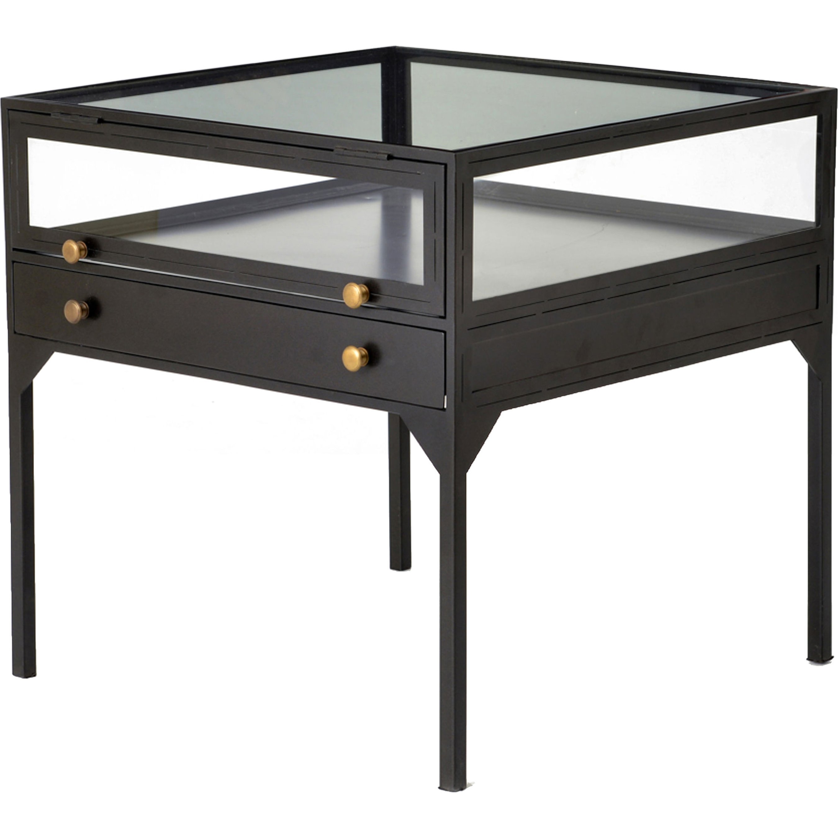 Four Hands Shadow Box End Table | Layla Grayce