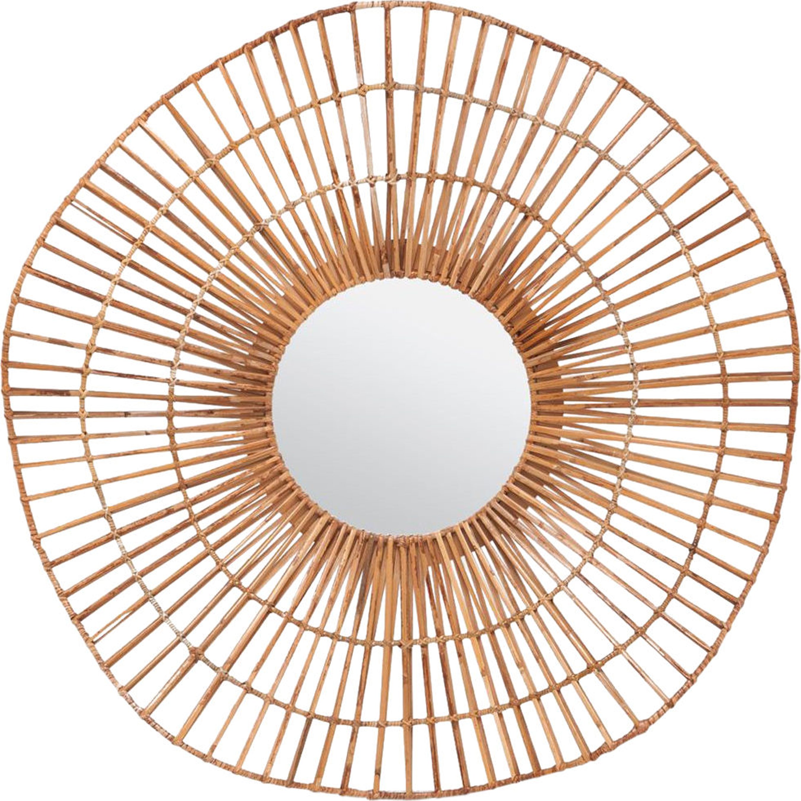 Made Goods Savannah Wavy Rattan Mirror | Layla Grayce