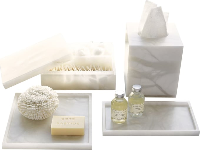 Global Views Alabaster Swivel Box | Layla Grayce