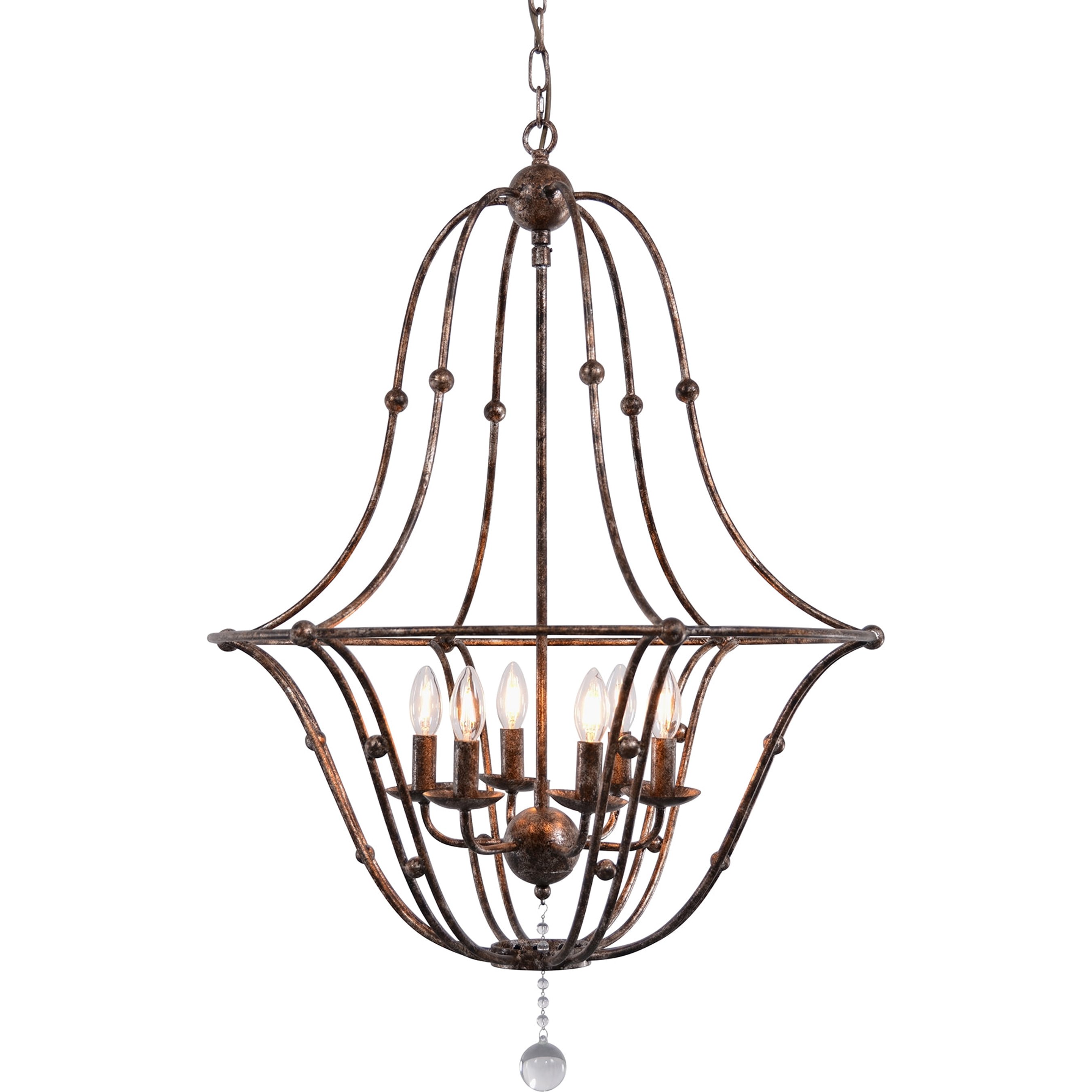 Zentique Rustic Metal Chandelier | Layla Grayce