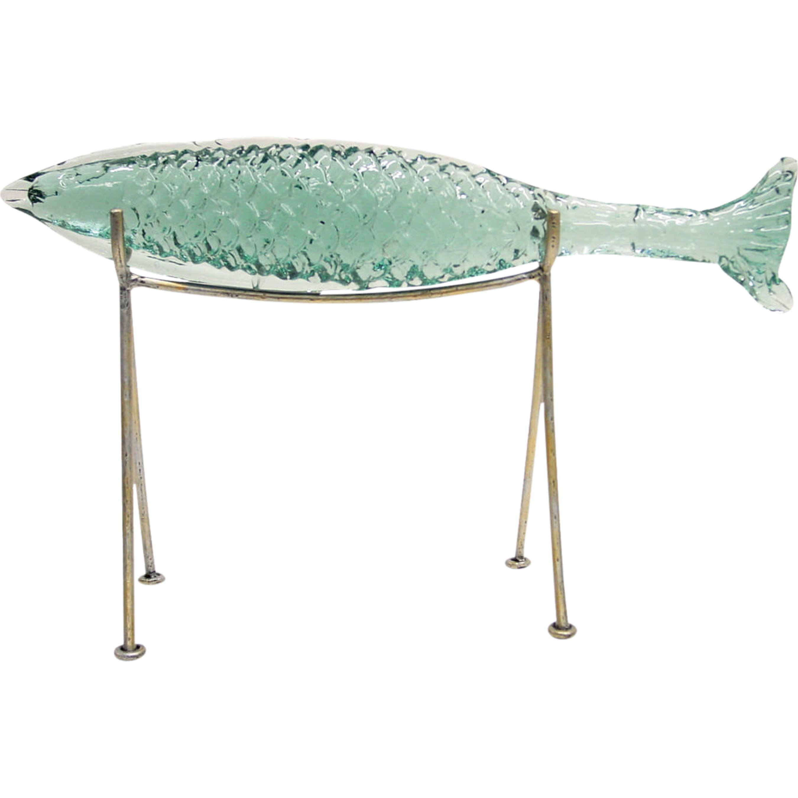 Palecek Glass Sakana Fish on Stand | Layla Grayce