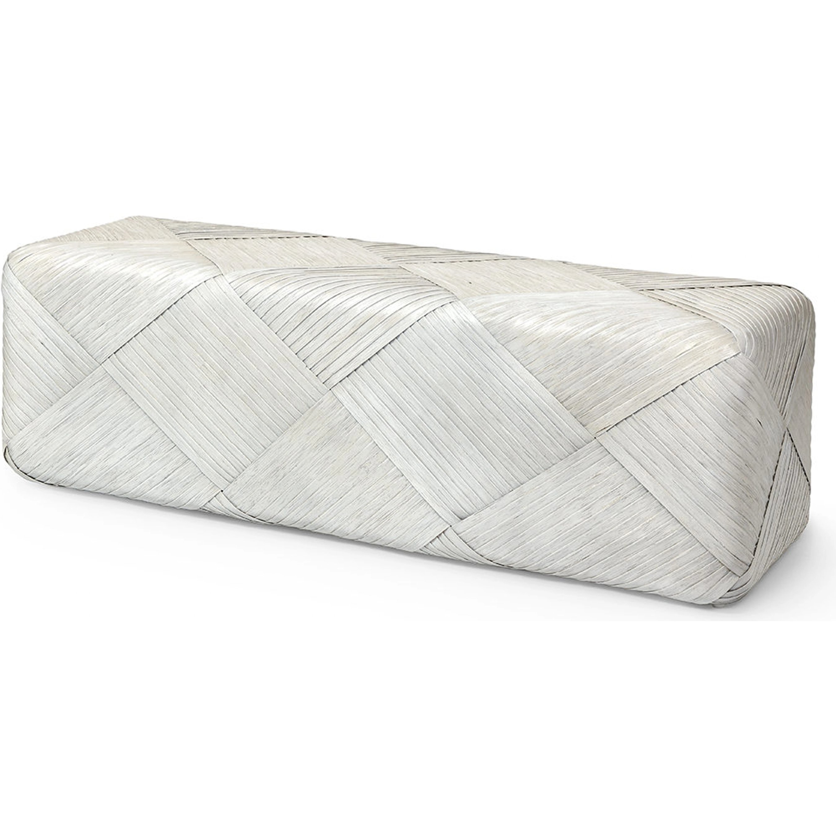 Palecek Portrero Rattan Bench | Layla Grayce