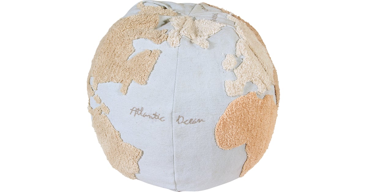 Lorena Canals World Map Pouf | Layla Grayce