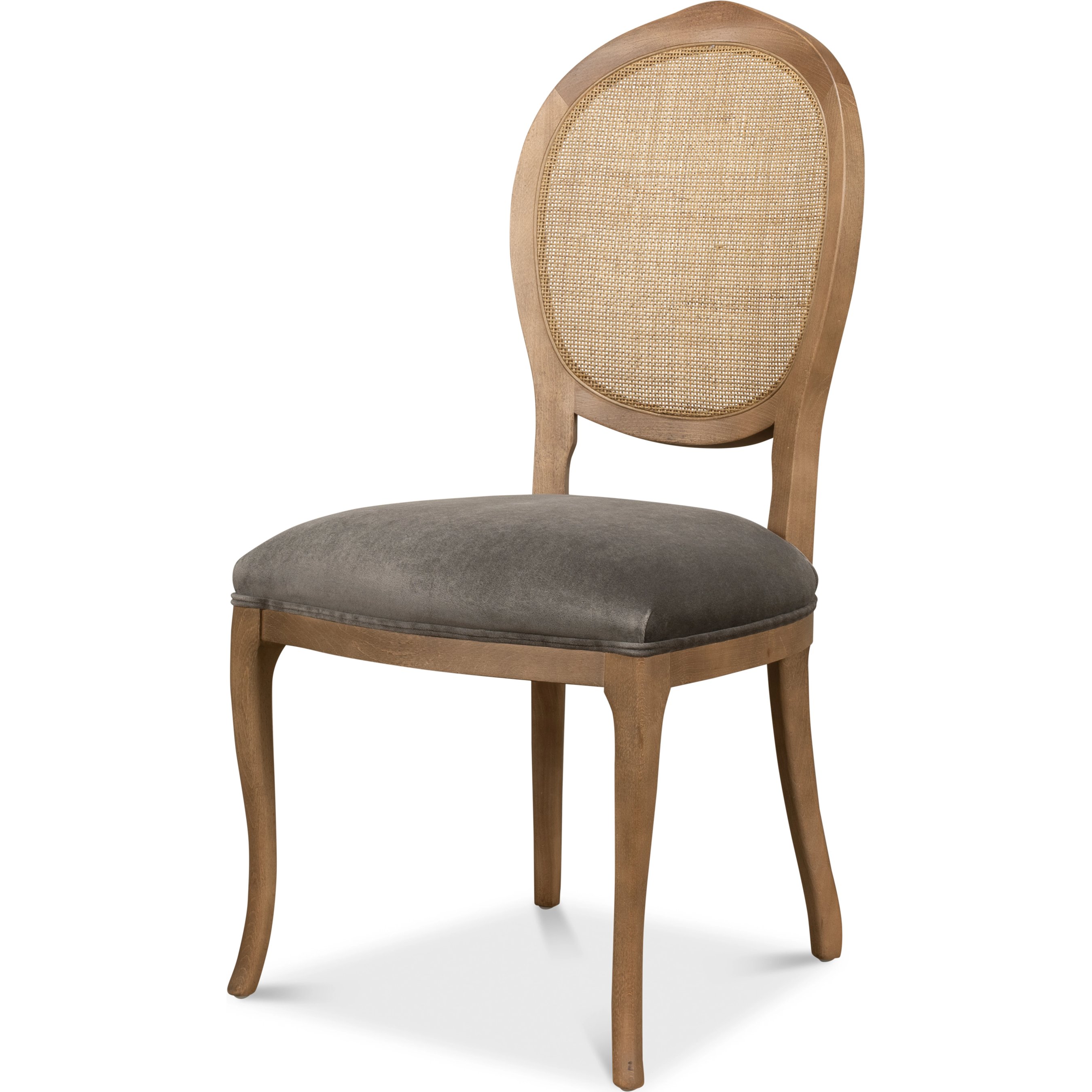 Sarreid Ltd. Oval Cane Back Side Chair | Layla Grayce