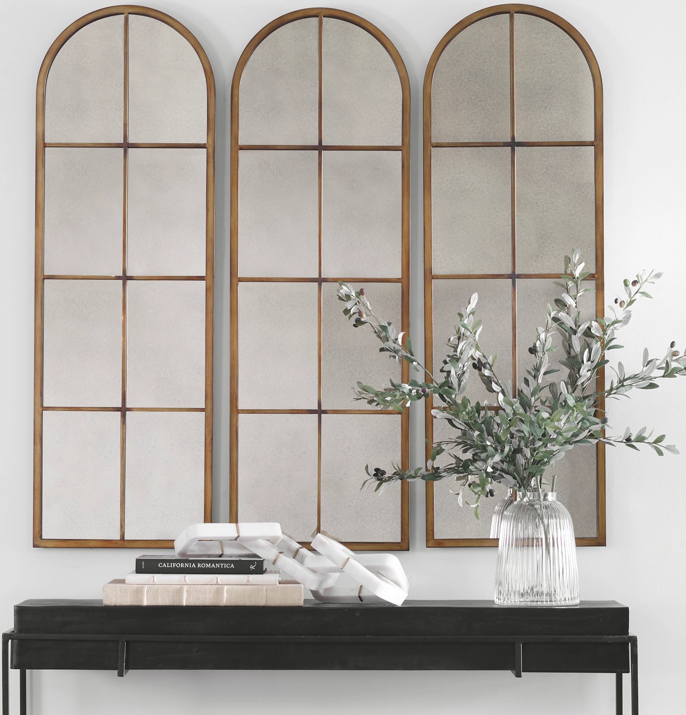 old window pane mirror