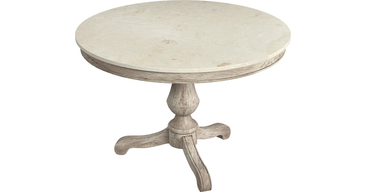 Barrett 44" Round Pedestal Marble top Dining Table | Layla Grayce