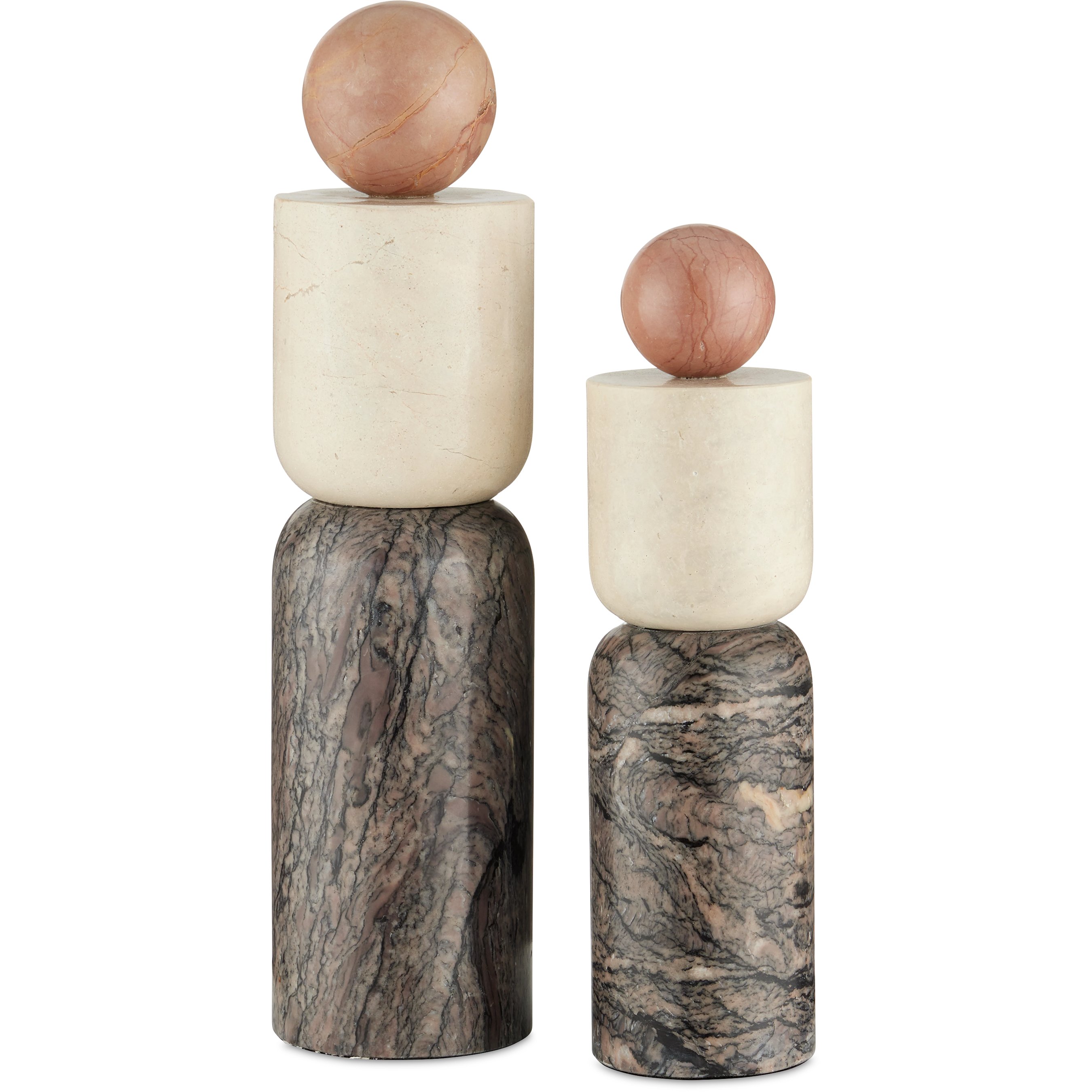 Currey and Company Moreno Marble Objects Set | Layla Grayce