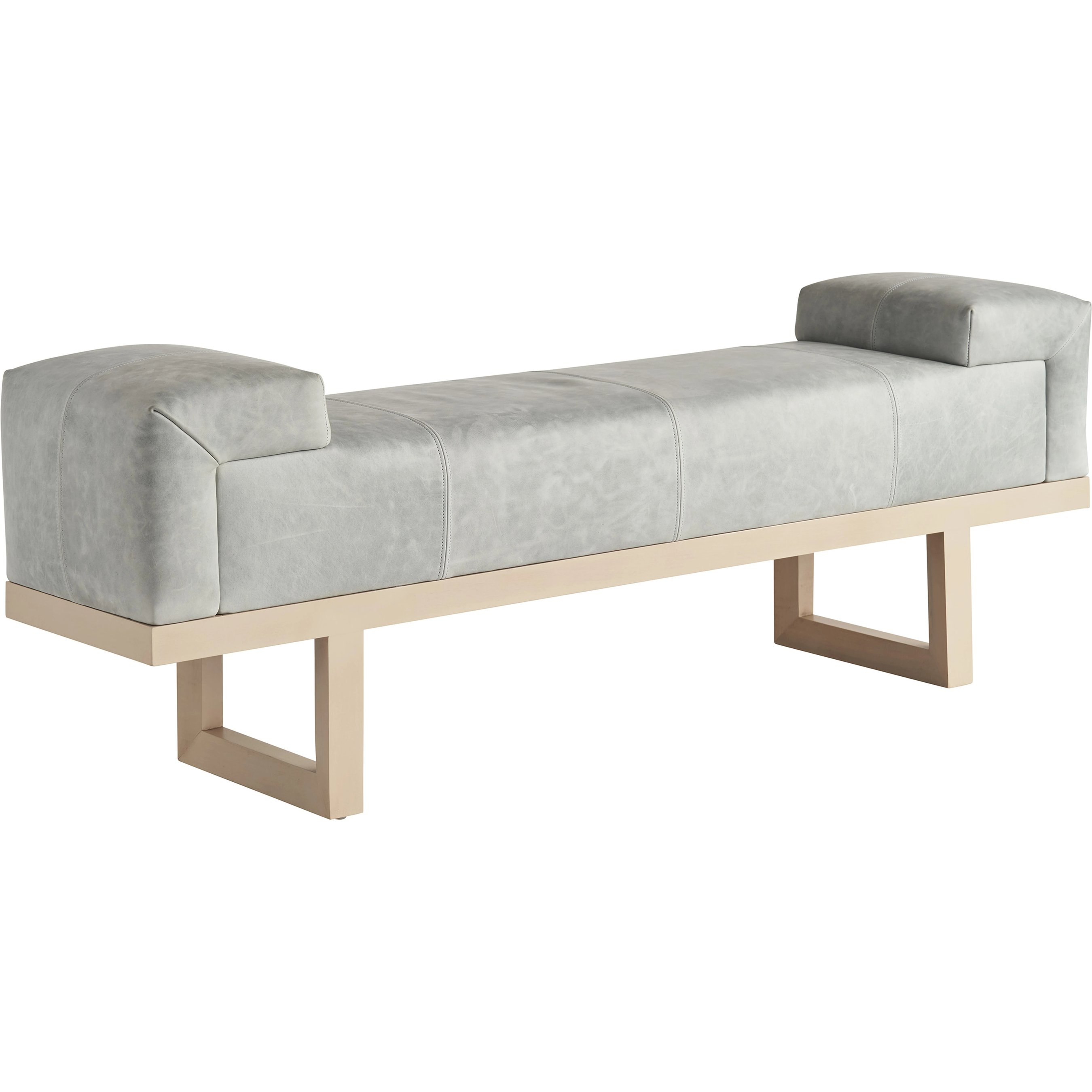 Tommy Bahama Home Abbott Leather Bench | Layla Grayce