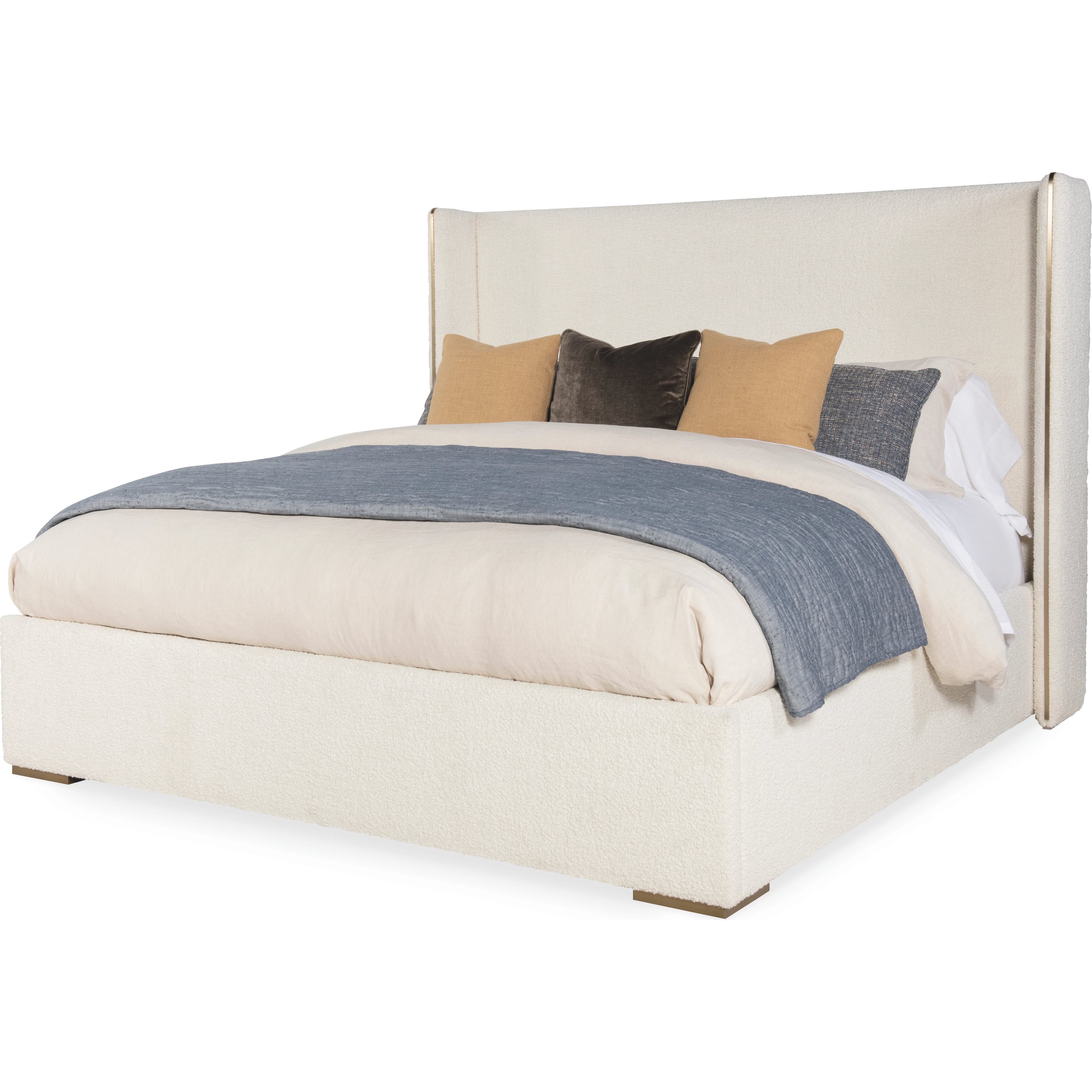 Century Furniture Upholstered Wing Bed | Layla Grayce