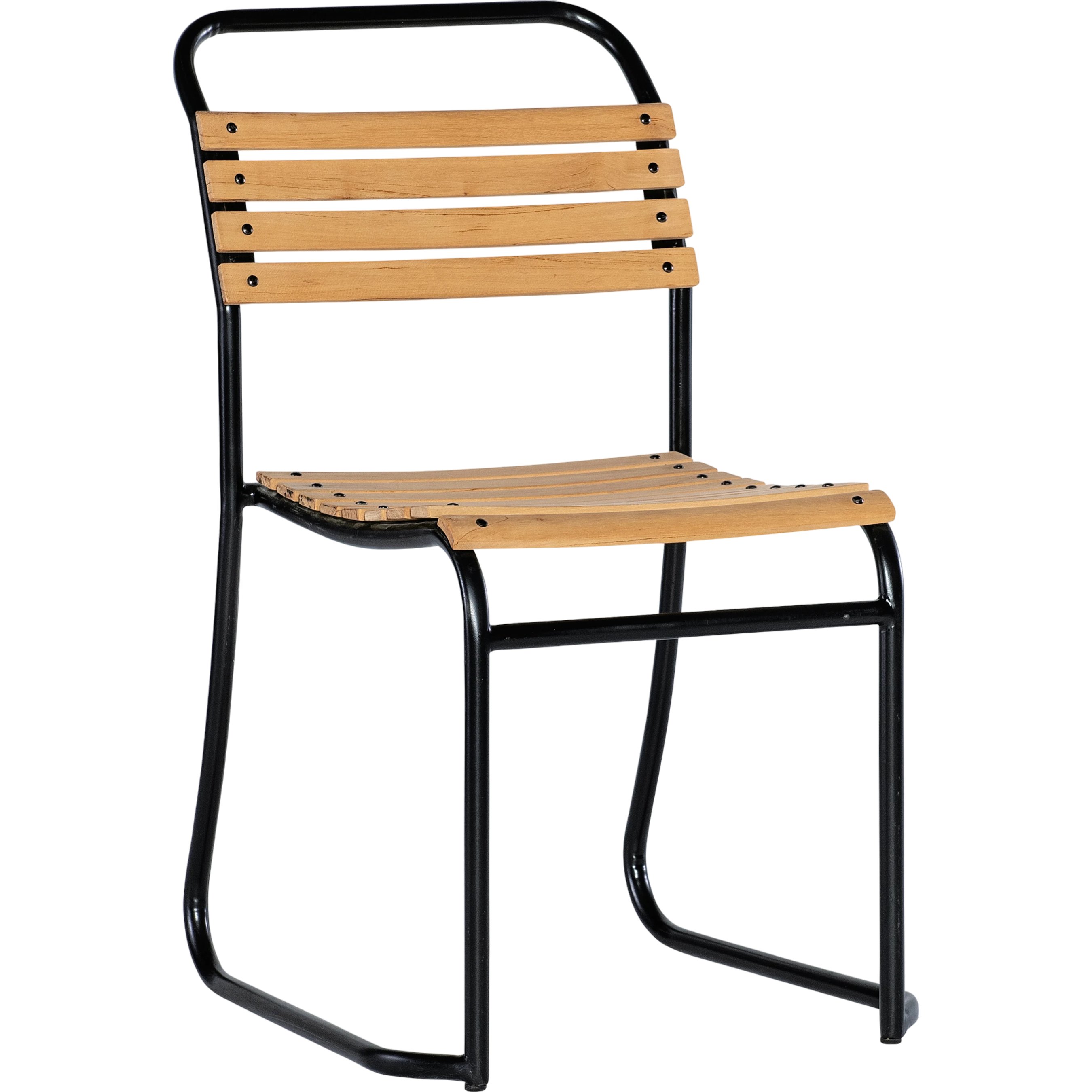 BOBO Intriguing Objects Wood Slatted Stacking Chair | Layla Grayce