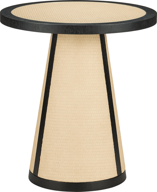 Currey and Company Deanna Raffia Nightstand | Layla Grayce