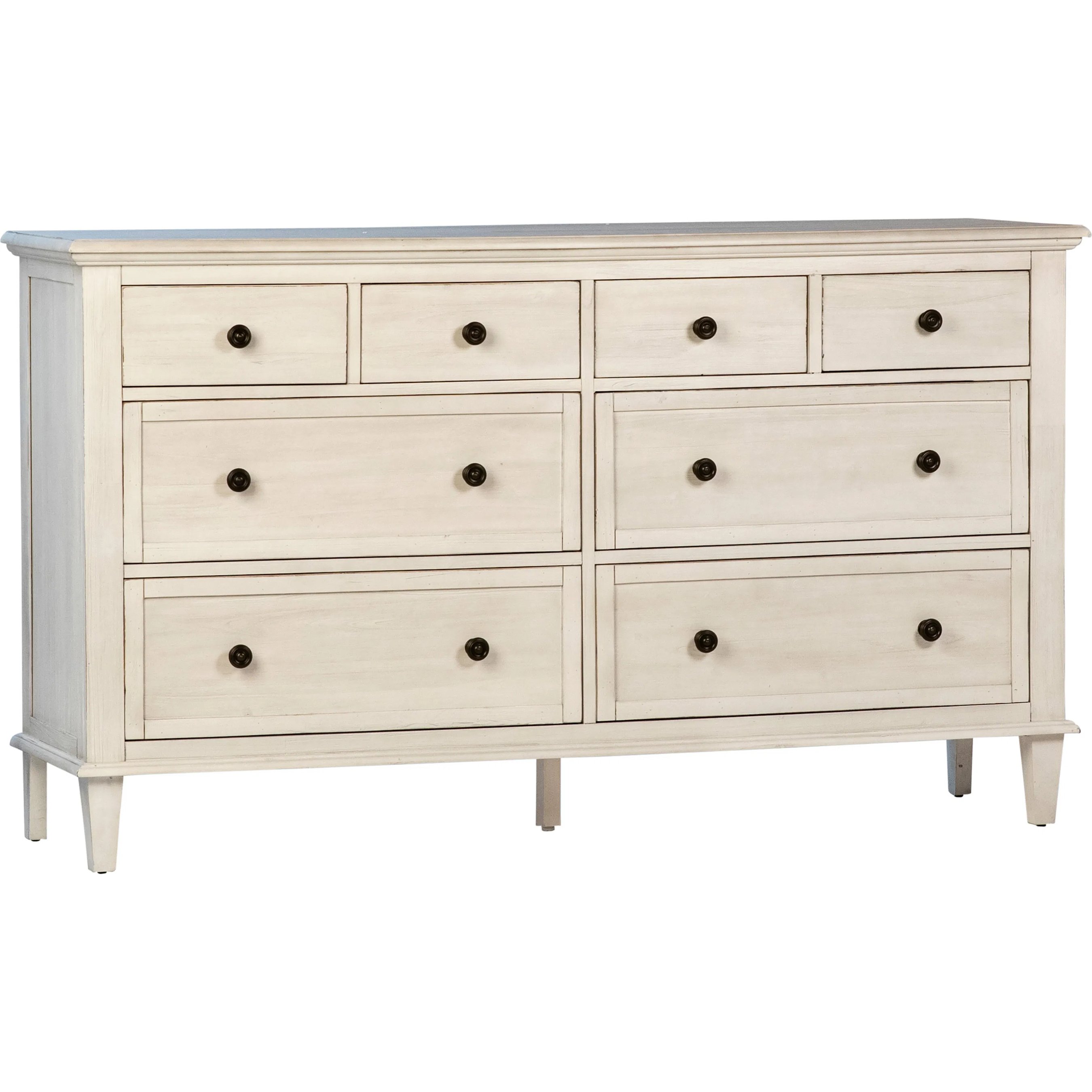 Dontae Reclaimed Acacia White-Washed Coastal Dresser | Layla Grayce