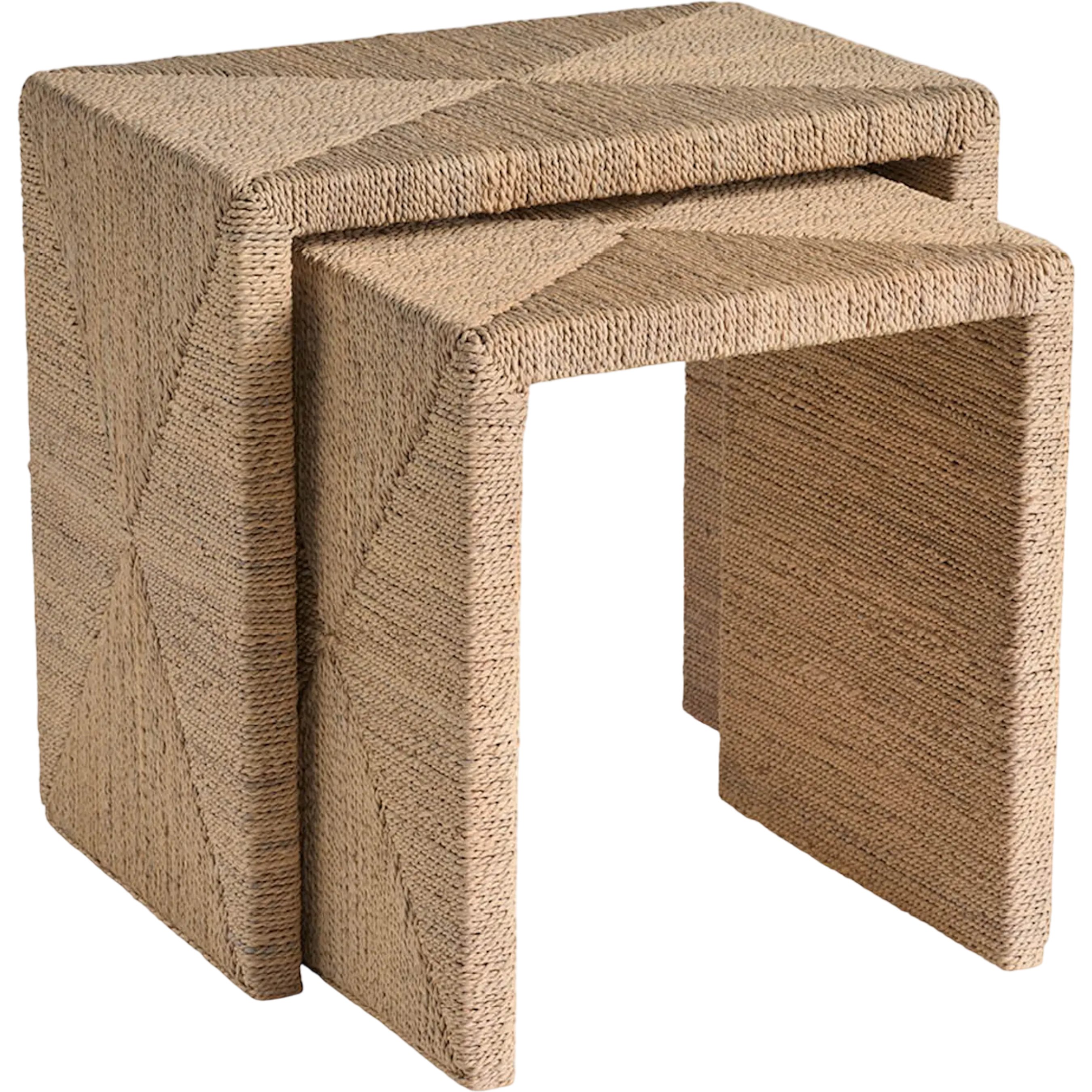 Coastal Living by Universal Furniture Oasis Abaca Nesting Tables ...