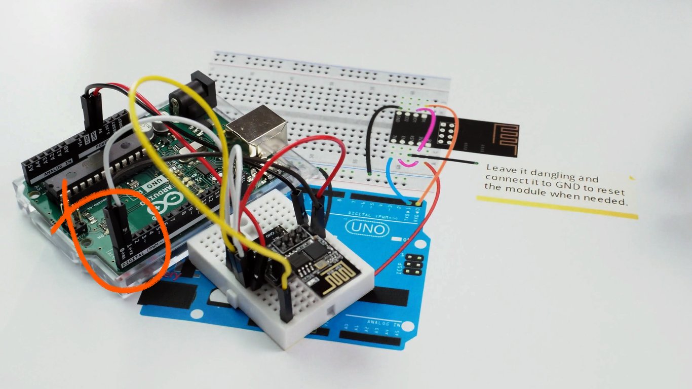 ESP-01S WiFi module – Configuration wiring ESP-01S WiFi module – Configuration wiring
