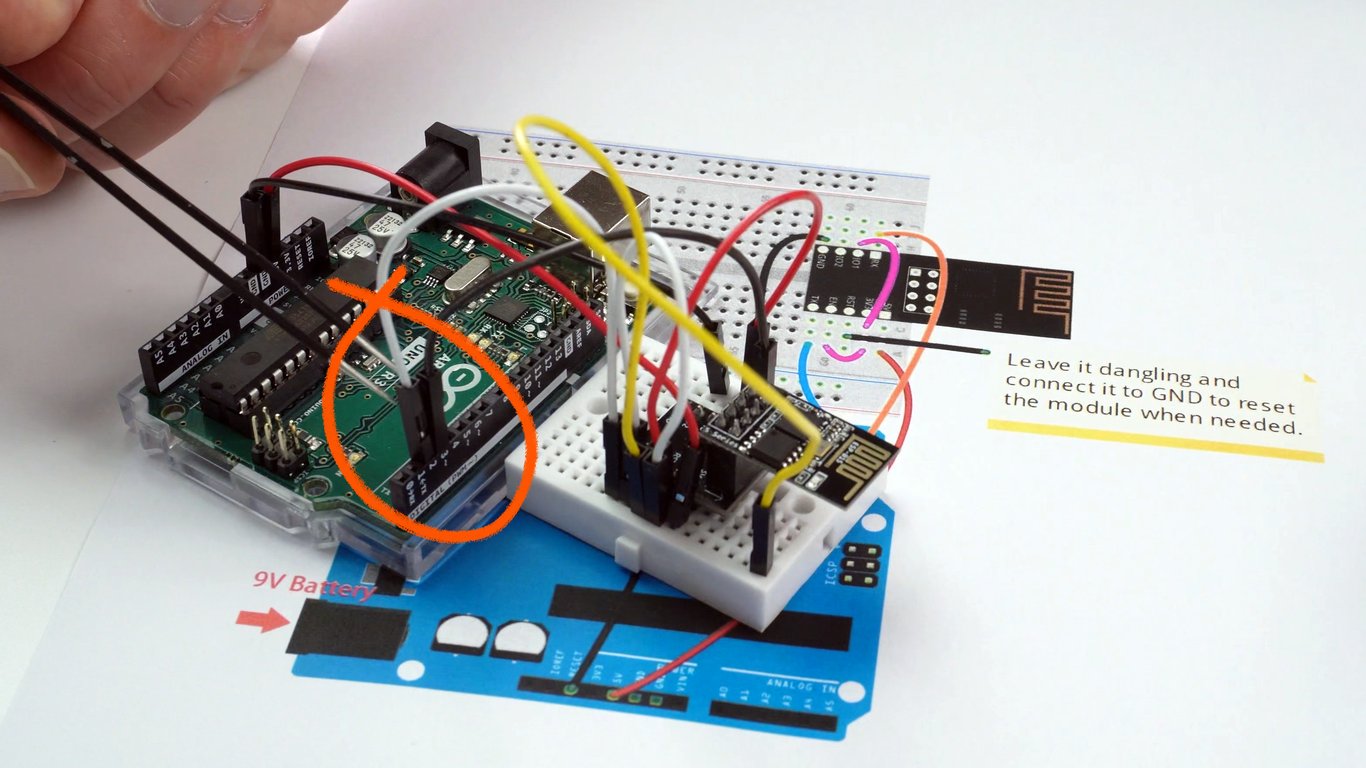 ESP-01S WiFi module – Configuration wiring ESP-01S WiFi module – Configuration wiring