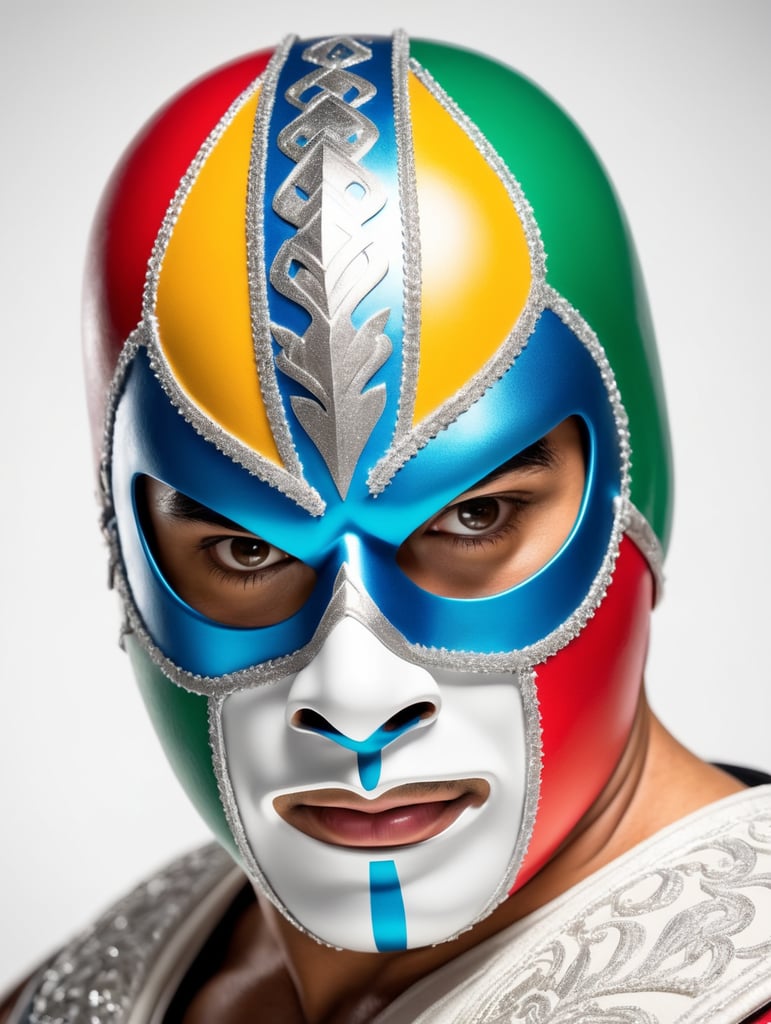 Lumenor AI Image Generation - portrait of masked mexican wrestler vivid ...
