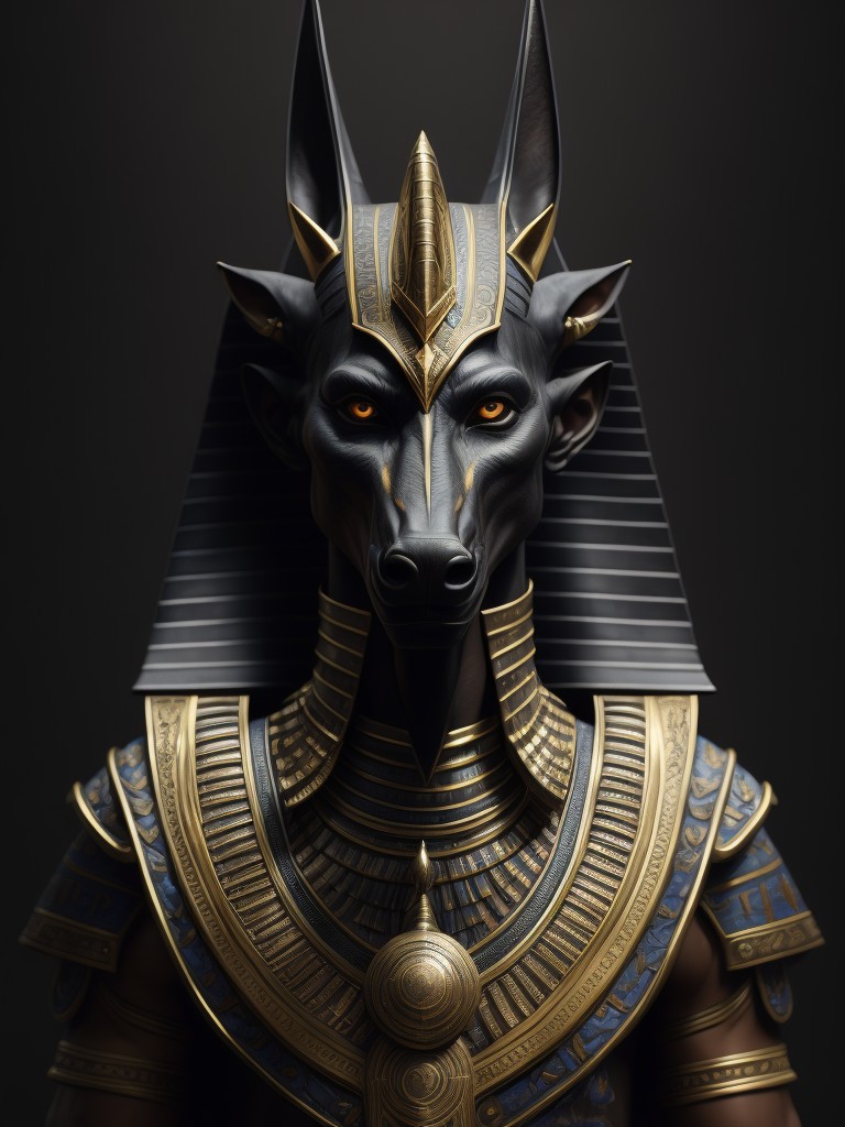 Lumenor AI Image Generation - egyptian god anubis portrait hyper ...